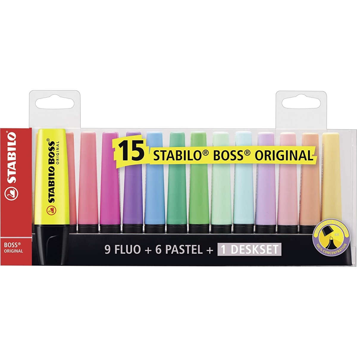 Marcadores Fluorescentes STABILO BOSS Original 7015-01 | STABILO ...